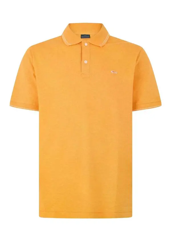 Paul & Shark Cotton Polo Shirt - Orange