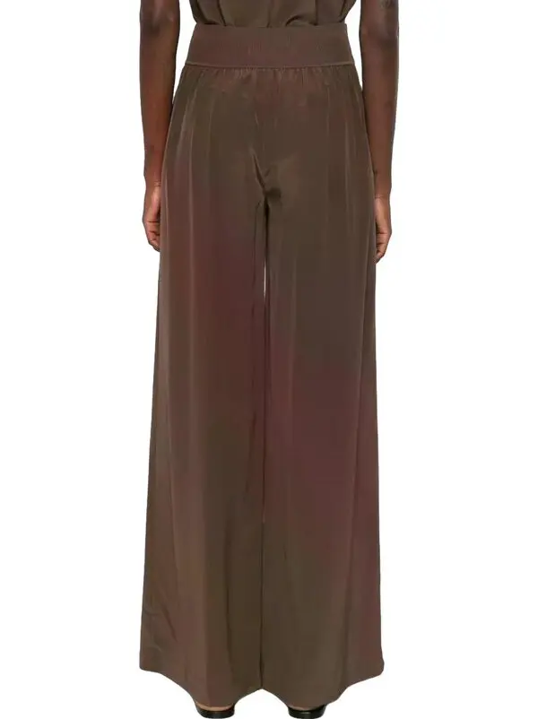 JOSEPH Rihani Wide Leg Trousers - Brown