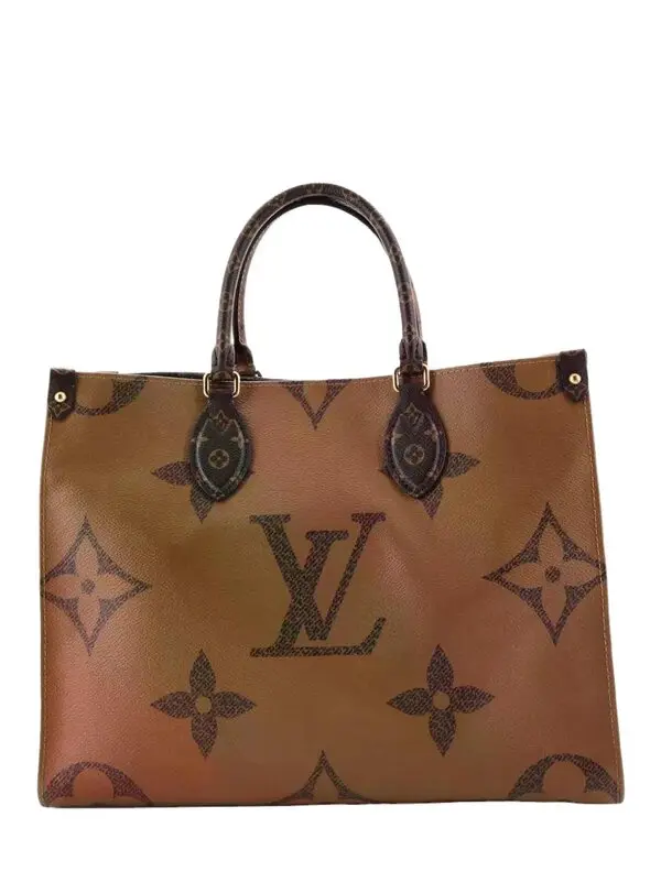LOUIS VUITTON Onthego Reverse Monogram Giant Mm Tote Bag - Brown