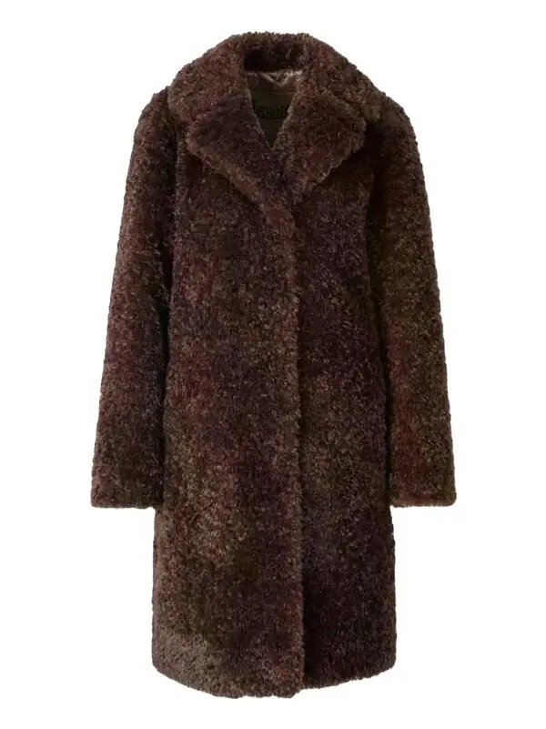 Herno Faux Fur Coat - Brown