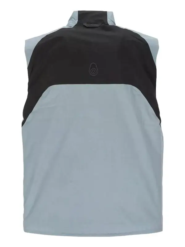 SAIL RACING Logo Print Panelled Gilet - Blue