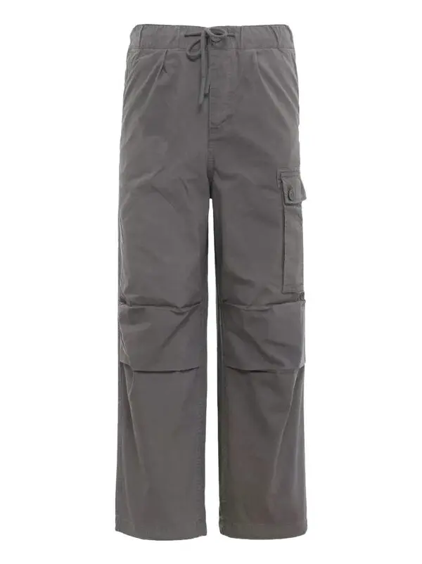 APPLIED ART FORMS Cotton Wide-leg Cargo Pants - Grey