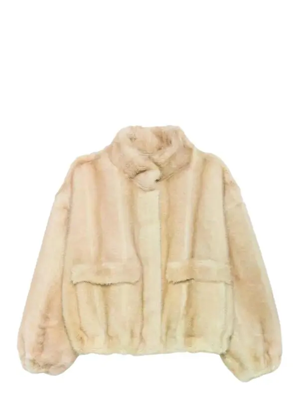 Apparis Iris Faux Fur Jacket - Neutrals