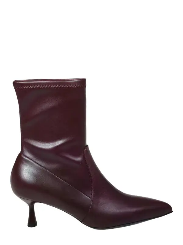 SERGIO LEVANTESI Pointed Toe Ankle Boots - Red