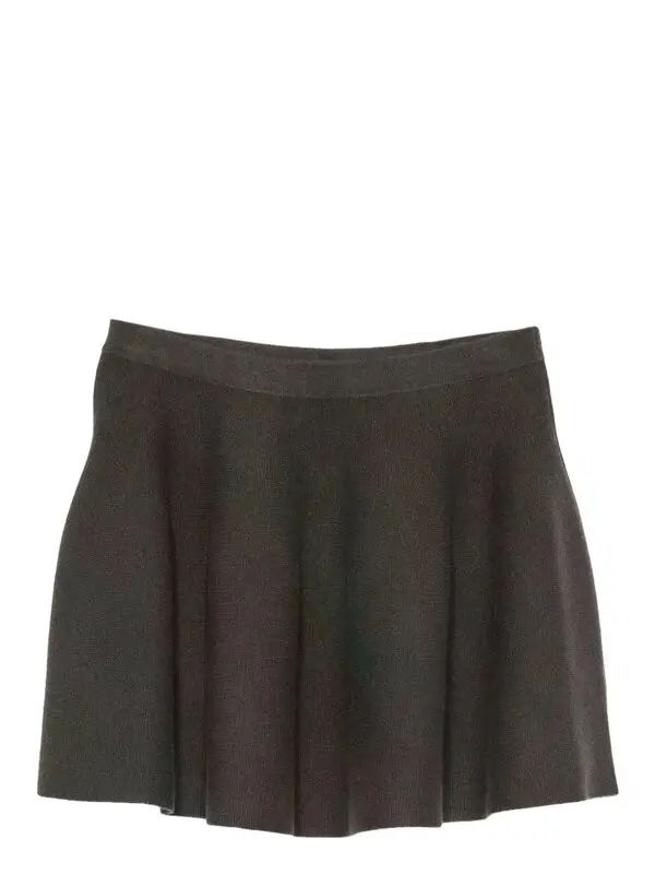 LISA YANG Wren Mini Skirt - Brown