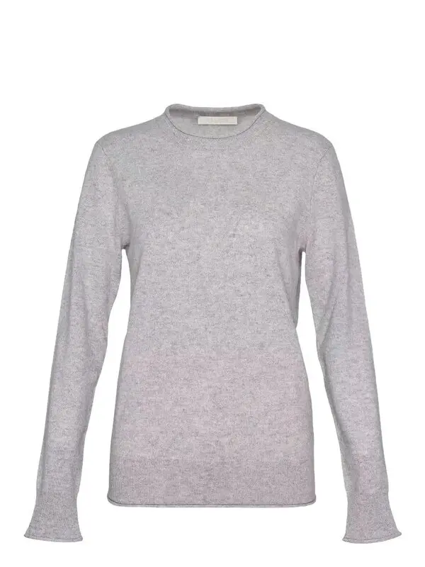 CLUB21 Fine-knit Crew-neck Sweater - Grey