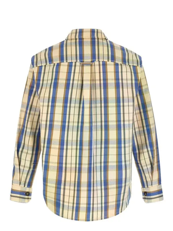 A.p.c. Check-pattern Nathan Shirt - Neutrals
