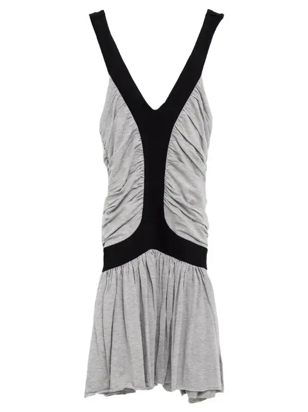 Gimaguas Molly Ruched Mini Dress - Grey