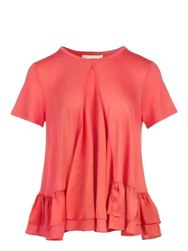 CLUB21 Ruffled Kayla Top - Pink