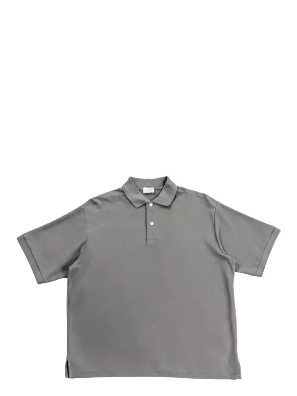 HANDVAERK Short-sleeve Polo Shirt - Grey
