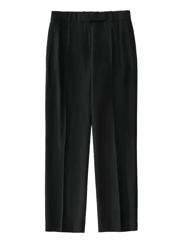 Studio Nicholson Quarte Pin-tuck Tailored Trousers - Black