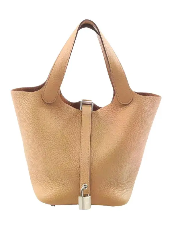 Hermès 2025 Clemence Picotin Lock 18 Handbag - Brown