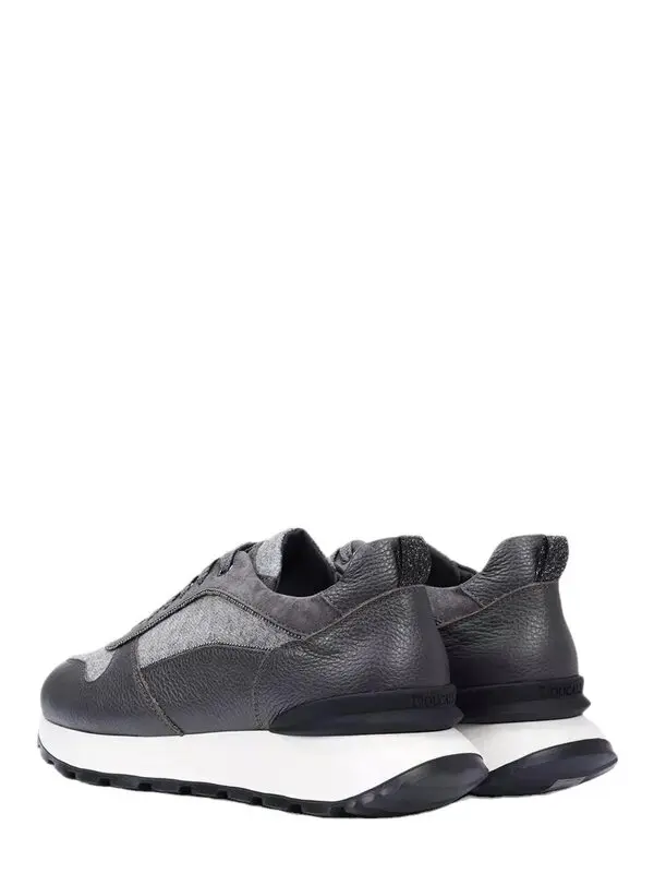 DOUCAL'S Panelled Low-top Sneakers - Brown