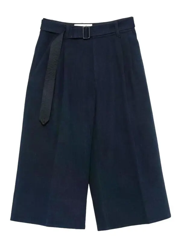 G-star Raw Belted Pleated Culottes - Blue