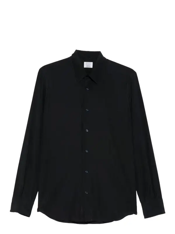 MAZZARELLI Long-sleeve Button-up Shirt - Blue