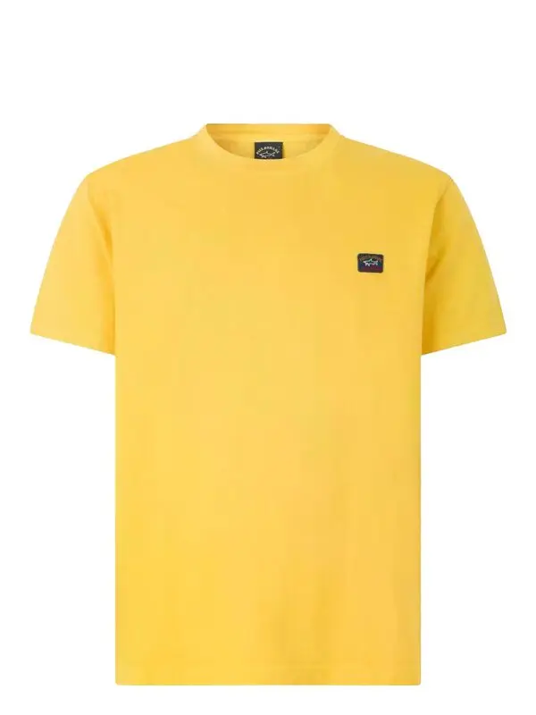 Paul & Shark Logo-patch T-shirt - Yellow