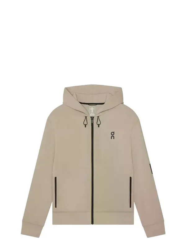 On Focus Tech Zip Hoodie - Neutrals