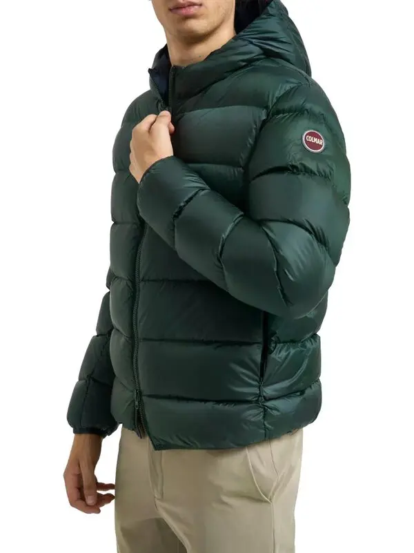 COLMAR Quilted Hooded Jacket - Green