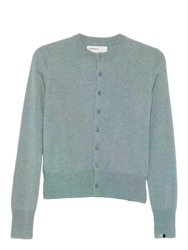 Extreme Cashmere Knitted Button-up Cardigan - Blue