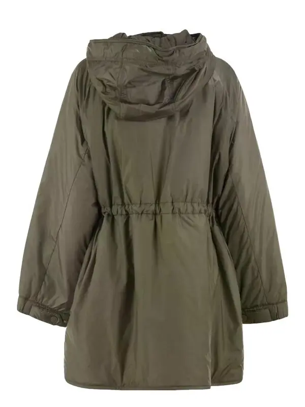 Max Mara Reversible Quilted Hooded Parka - Green