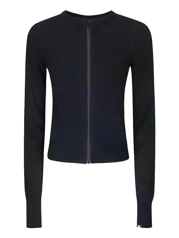Extreme Cashmere Zip-up Cardigan - Black