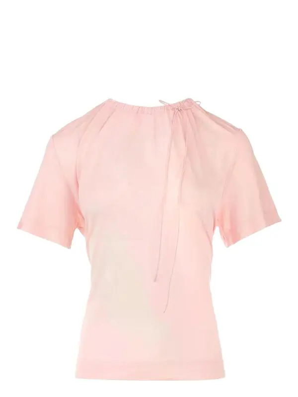 Simone Rocha Drawstring Gathered T-shirt - Pink