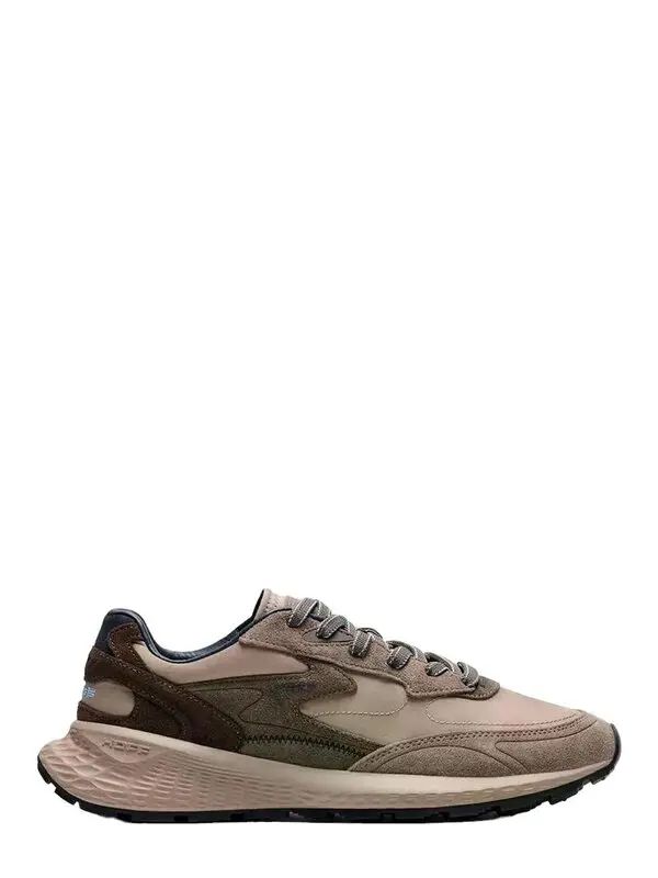 HOFF City Suede-panneled Lace-up Sneakers - Neutrals