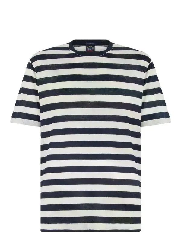 Paul & Shark Striped Short-sleeve T-shirt - Blue