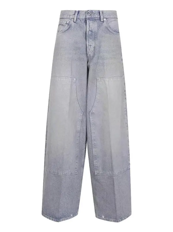 HAIKURE Panelled Wide-leg Jeans - Blue