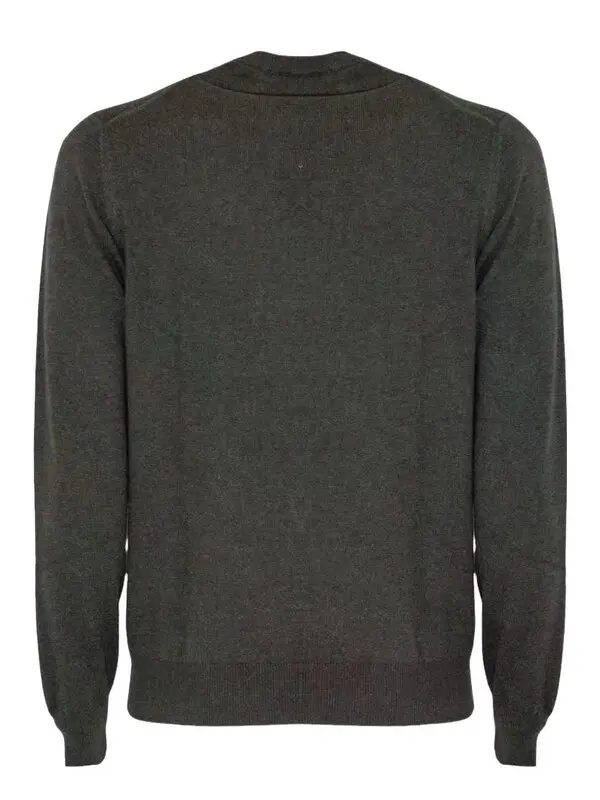 CRUCIANI Fine-knit Crew-neck Sweater - Green