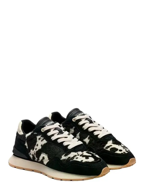 HOFF City Animal-print Suede-panelled Sneakers - Black