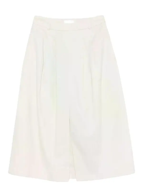 JOSEPH Kharis Pleated Midi Skirt - Neutrals