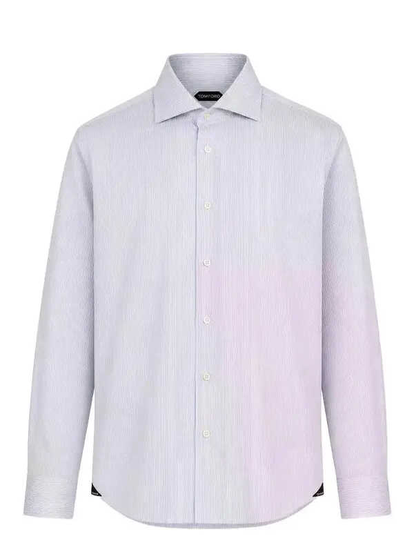 TOMBOLINI Vertical-stripe Long-sleeve Shirt - White