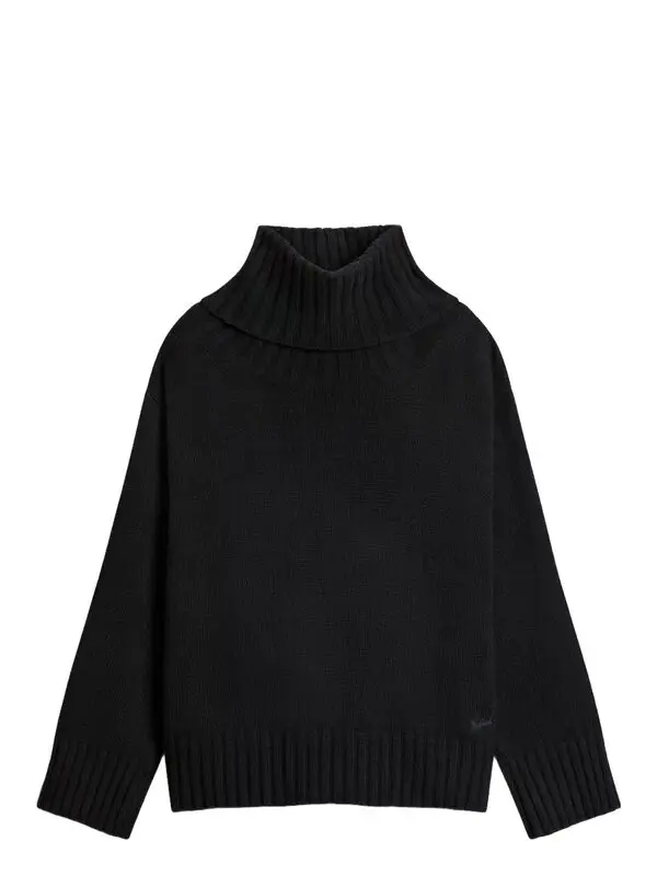 Woolrich Ribbed Turtleneck Sweater - Black