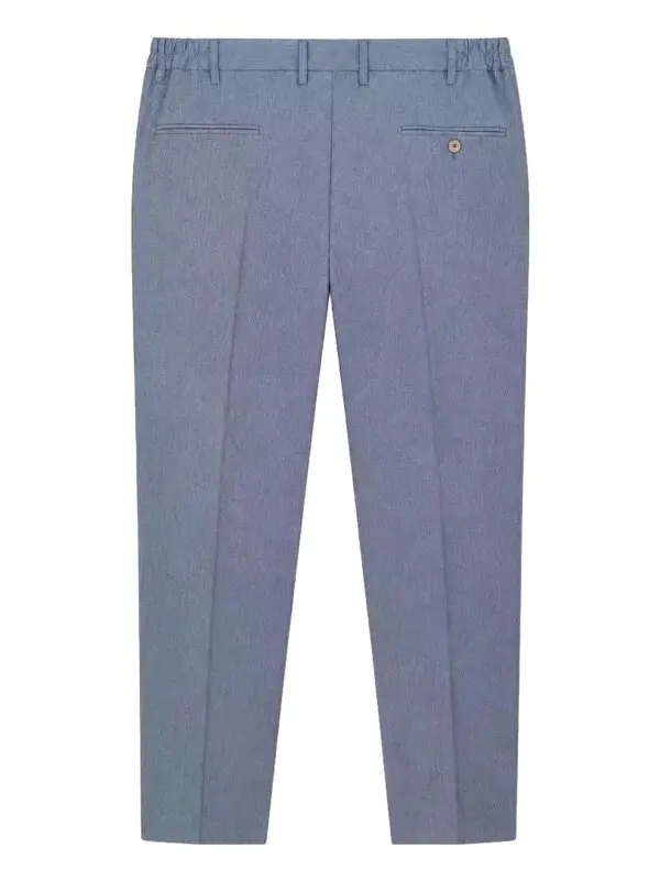 TOMBOLINI Tailored Straight-leg Trousers - Blue