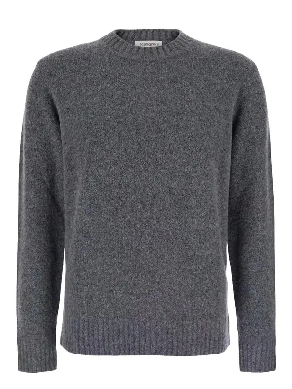 KANGRA Ribbed-trim Sweater - Grey
