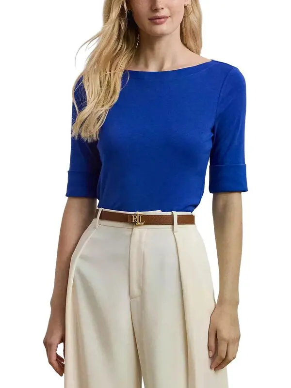 Ralph Lauren Boat-neck T-shirt - Blue