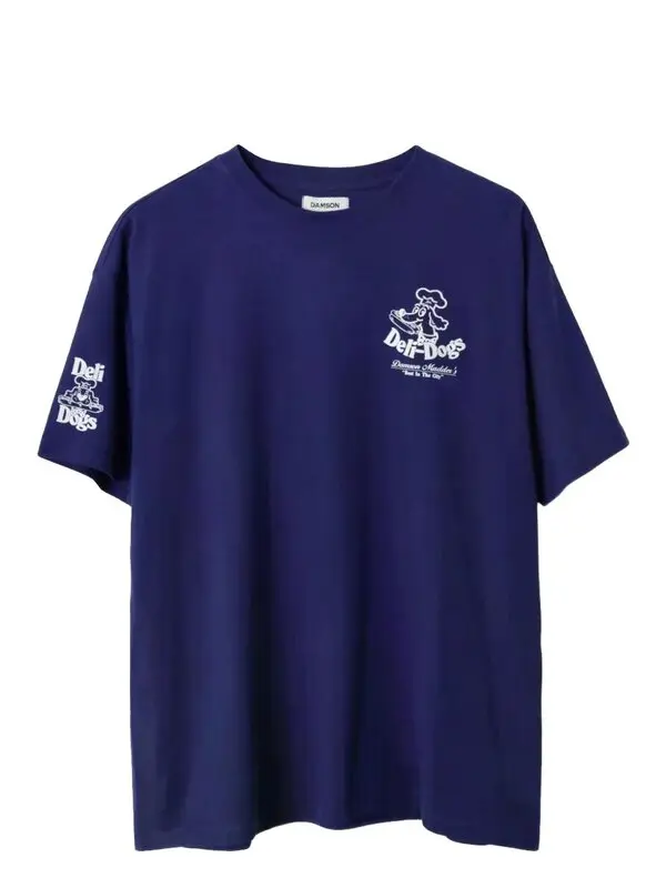 DAMSON MADDER Graphic Print T-shirt - Blue