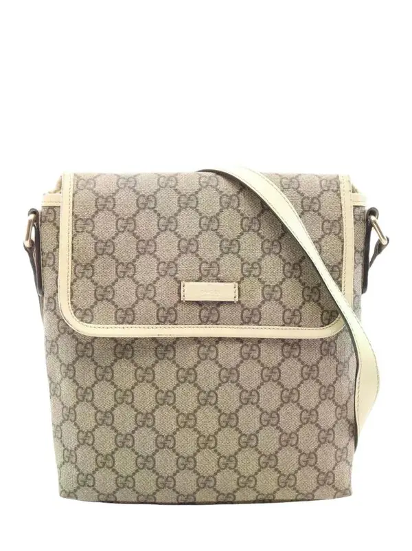 Gucci 2000-2015 Gg Supreme Crossbody Bag - Neutrals