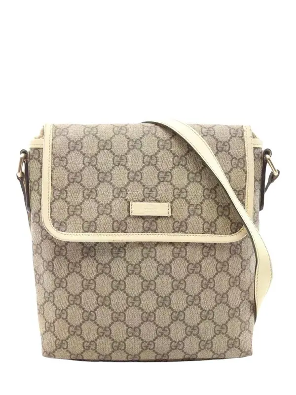 Gucci Gg Supreme Crossbody Bag - Neutrals