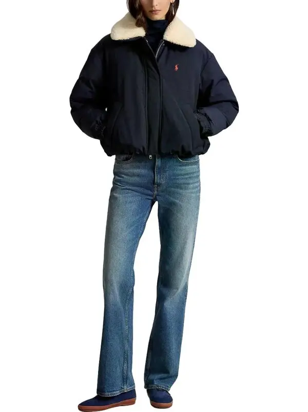 Polo Ralph Lauren High-pile Collar Down Puffer Jacket - Blue