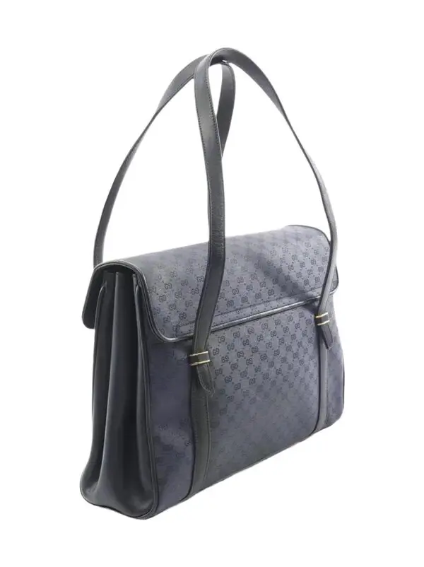 Gucci 20th Century Micro Gg Coated Canvas Handbag - Blue