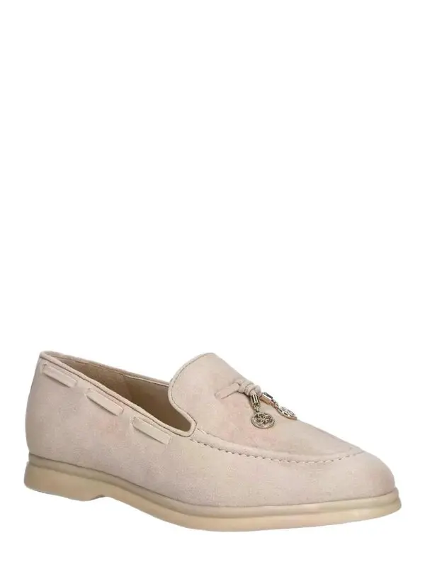 Guess Aryanai Suede Loafers - Neutrals