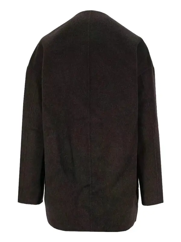 Loulou De Saison Oval-shaped Short Coat - Brown