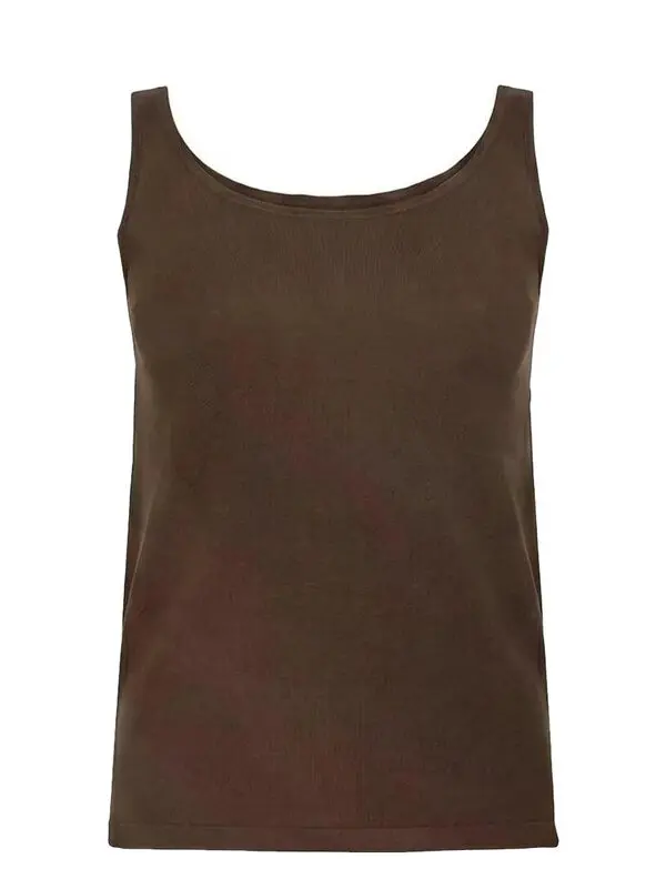 Wolford Jamaica Circular-knit Tank Top - Brown