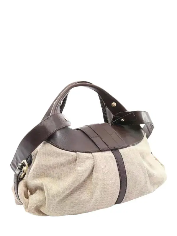 BVLGARI Chandra Satchel - Neutrals