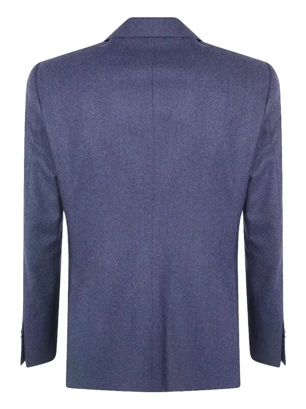 Tagliatore Bruce One-breasted Virgin Wool Jacket - Blue