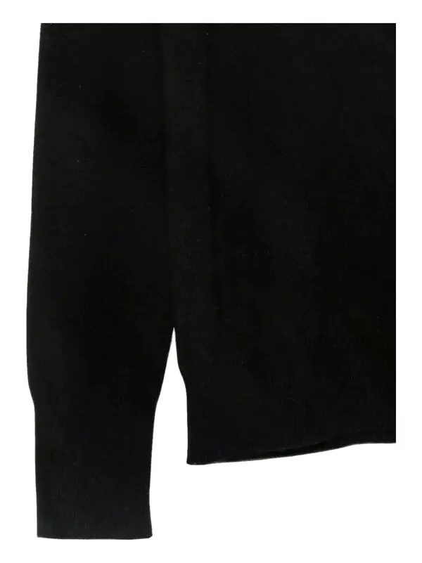 Eric Bompard Crew Neck Cashmere Sweater - Black