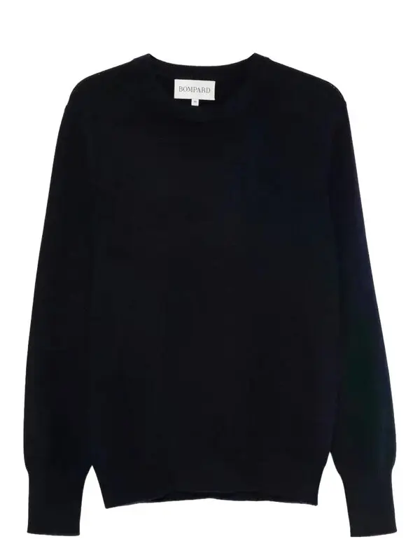 Eric Bompard Crew Neck Cashmere Sweater - Blue