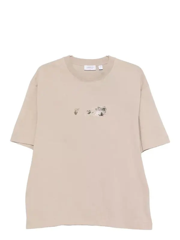 Off-White Spices Arrow Logo-print T-shirt - Neutrals